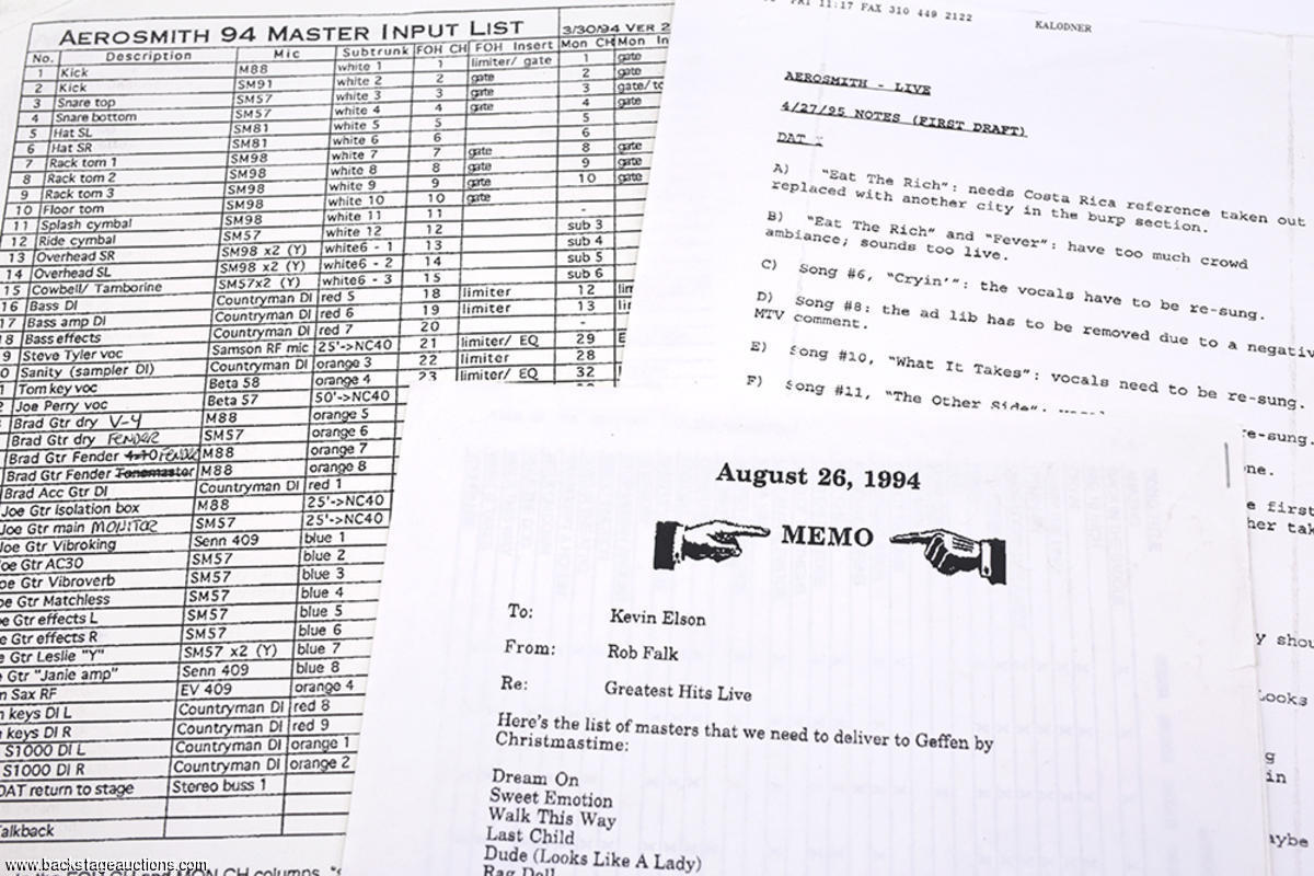 “GREATEST HITS LIVE” the unreleased 1995 album that AEROSMITH shelved ...